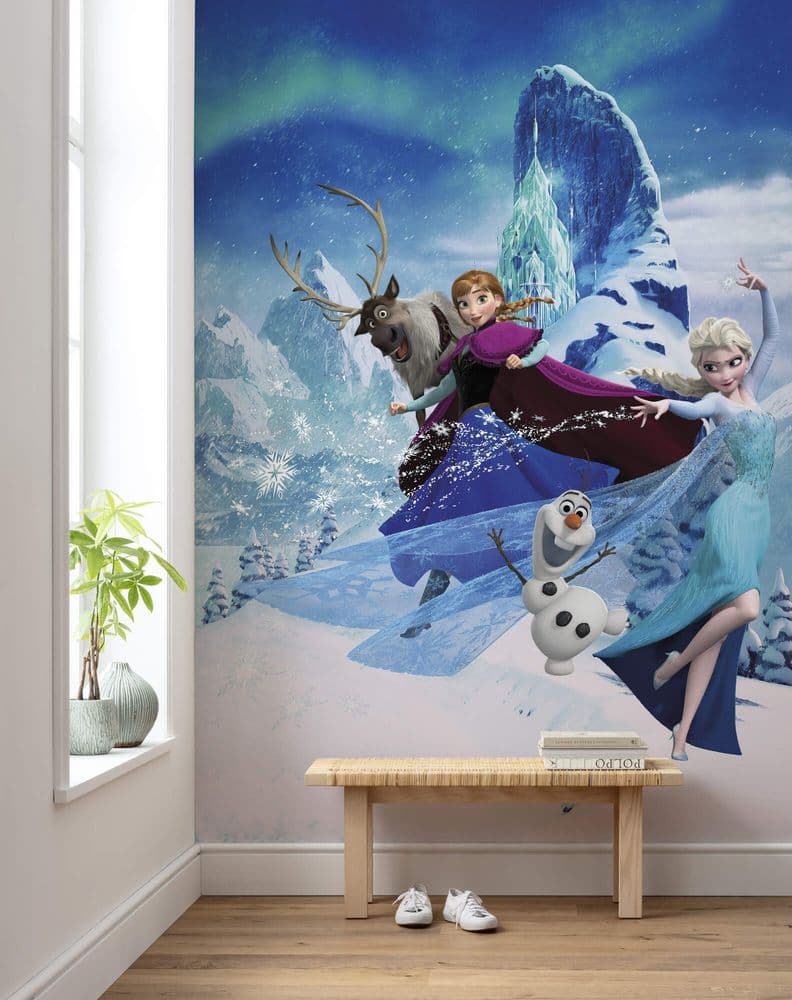Disney Frozen children's bedroom wall mural wallpaper 200 x 280 cm ...