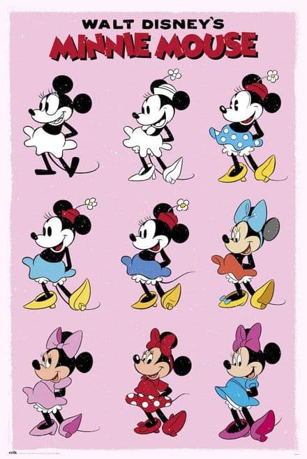 Disney Mickey Mouse Evolution 61x91,5cm Poster | Buy it now