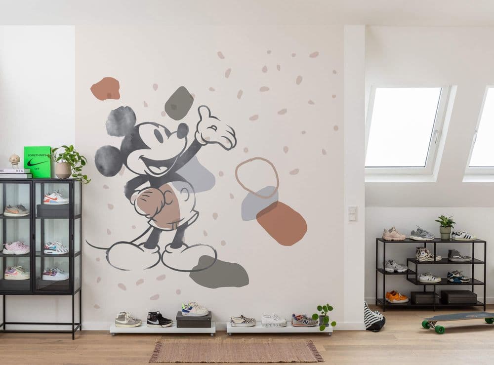 Disney Mickey Mouse nursery wall mural wallpaper 250 x 280 cm | Shop online