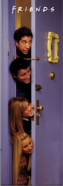 Wednesday door size 53x158 cm Poster | Buy it now