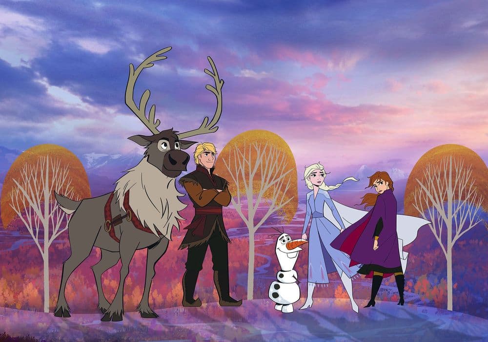 Frozen Autumn Forest 8 panels, 400 x 280 cm | Shop online