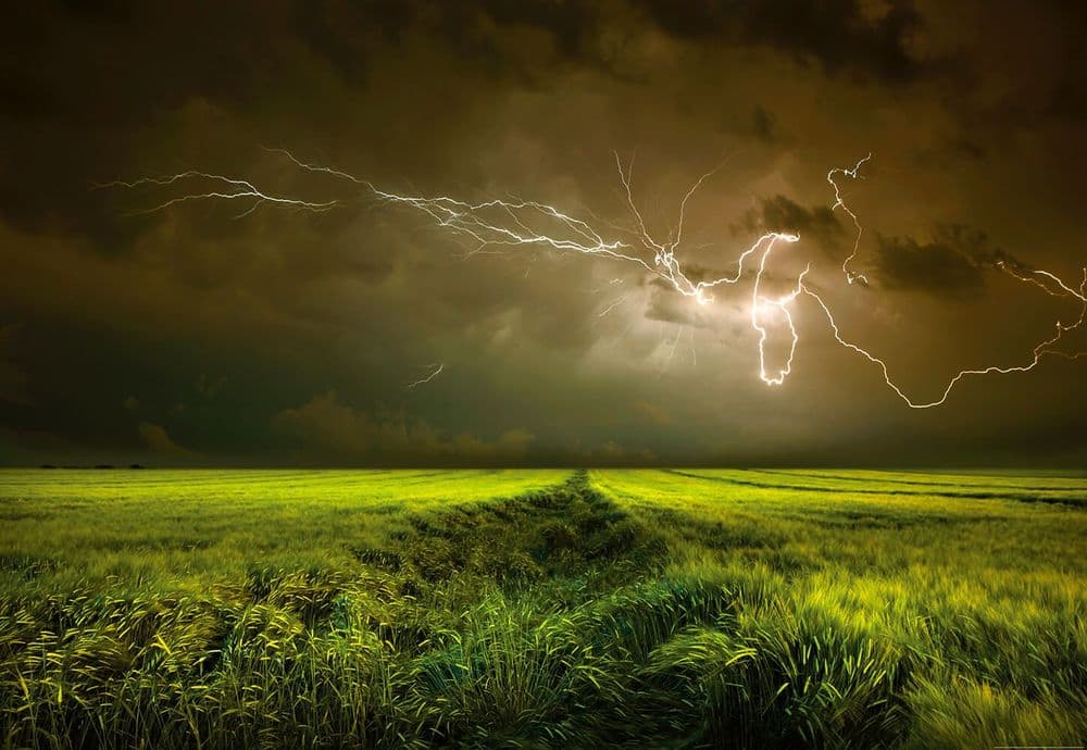 Photo wallpapers Lightning And Thunder | Shop online