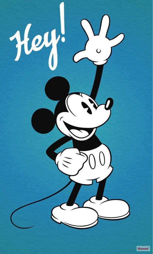 Mickey Mouse Blue photo wallpaper | Buy it now