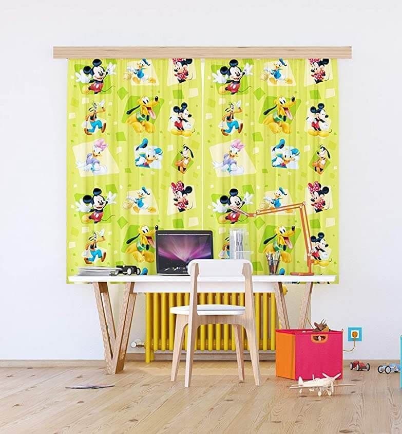 Disney Mickey Mouse children's bedroom Curtains | Shop online