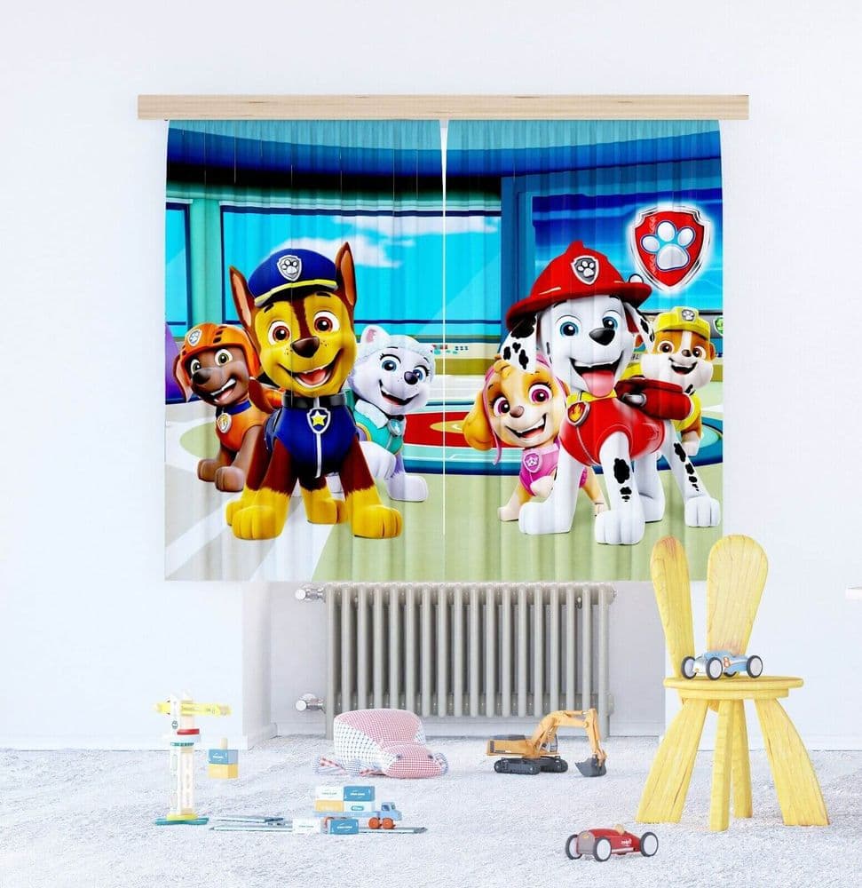 Paw Patrol children's bedroom Curtains | Shop online