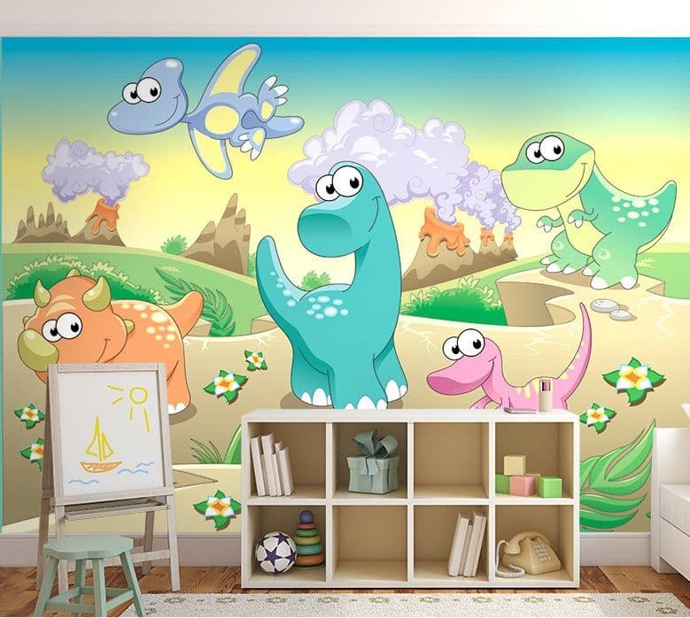 Dinosaurs home decor wallpaper murals by Homewallmurals