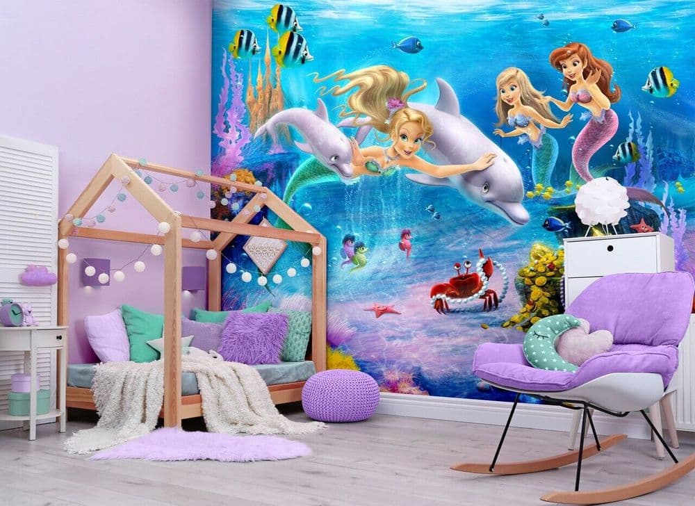 Underwater Mermaids paper wallpapers | Homewallmurals