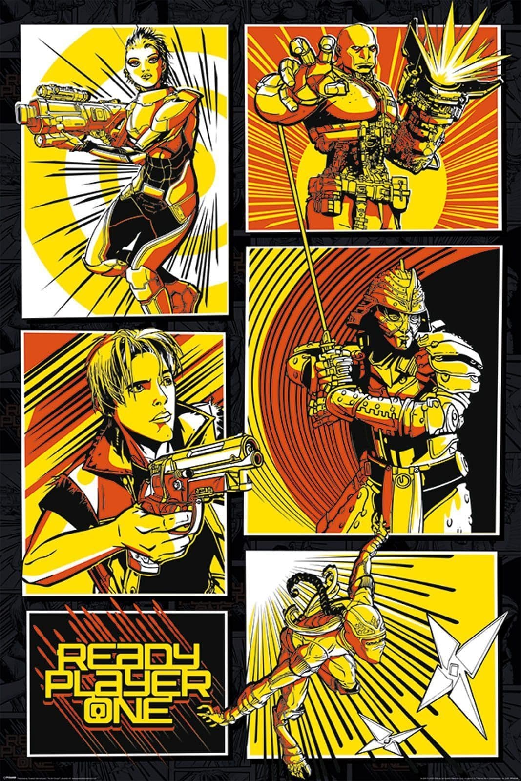 Player One Comic Panels 61x91,5cm LARGE | Buy it now