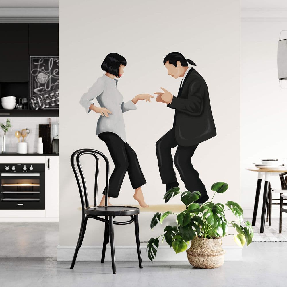 Living room photo wallpapers Pulp Fiction dance | Shop online UK