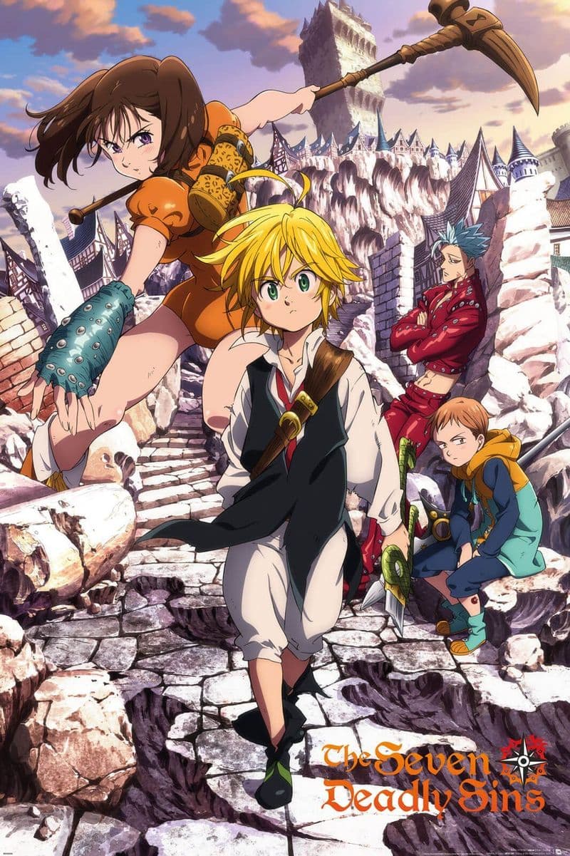 Seven Deadly Sins Meliodas 61x91,5cm manga anime poster | Buy it now