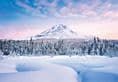 Snow Mountain giant wall mural wallpaper