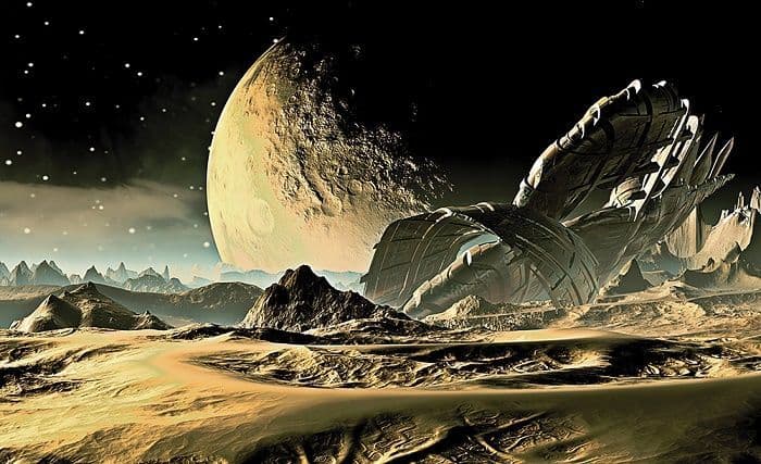 Space - Alien Planet paper wallpaper | Homewallmurals