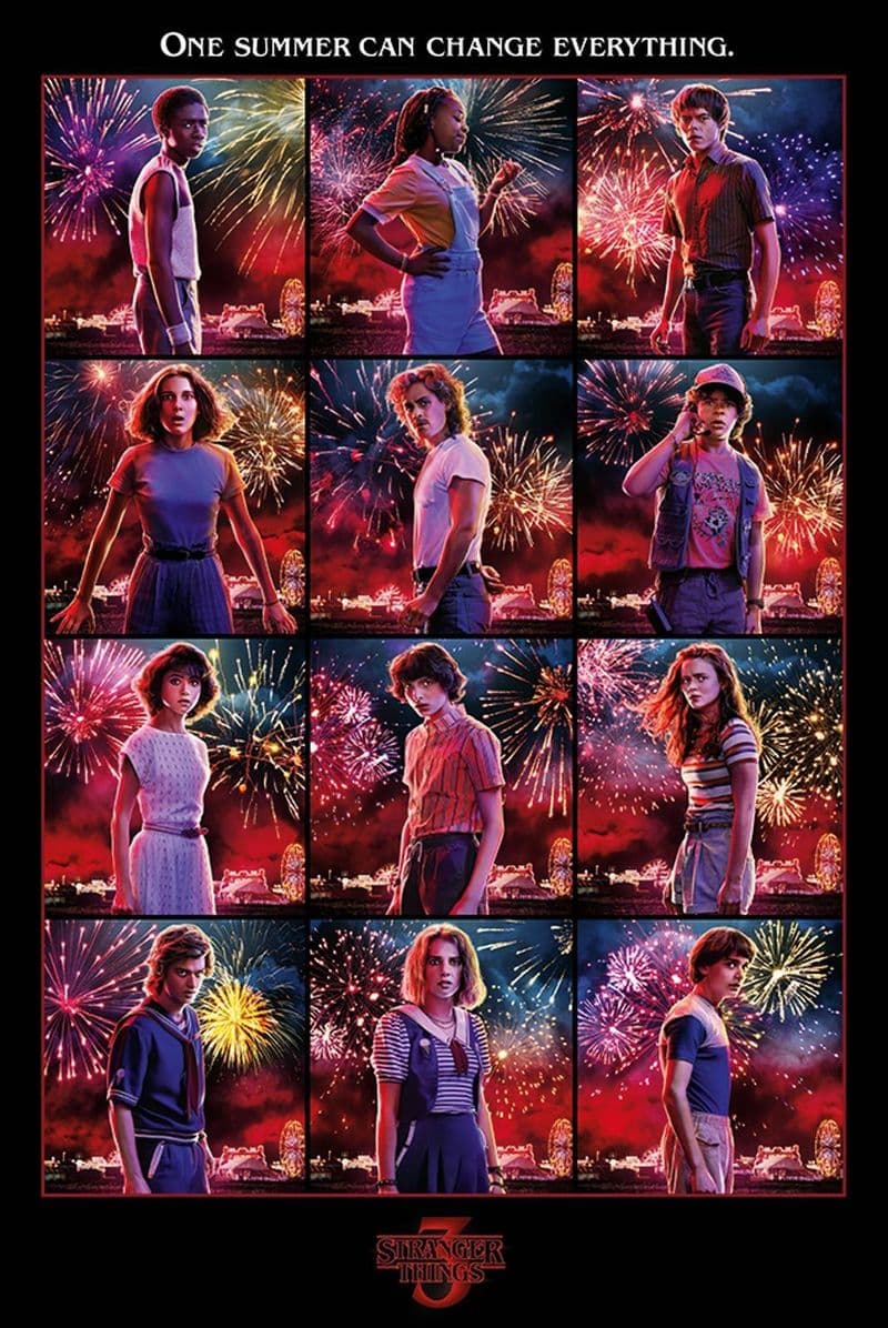 Stranger Things (Character Montage) Movie Poster 61x91,5cm gaming ...