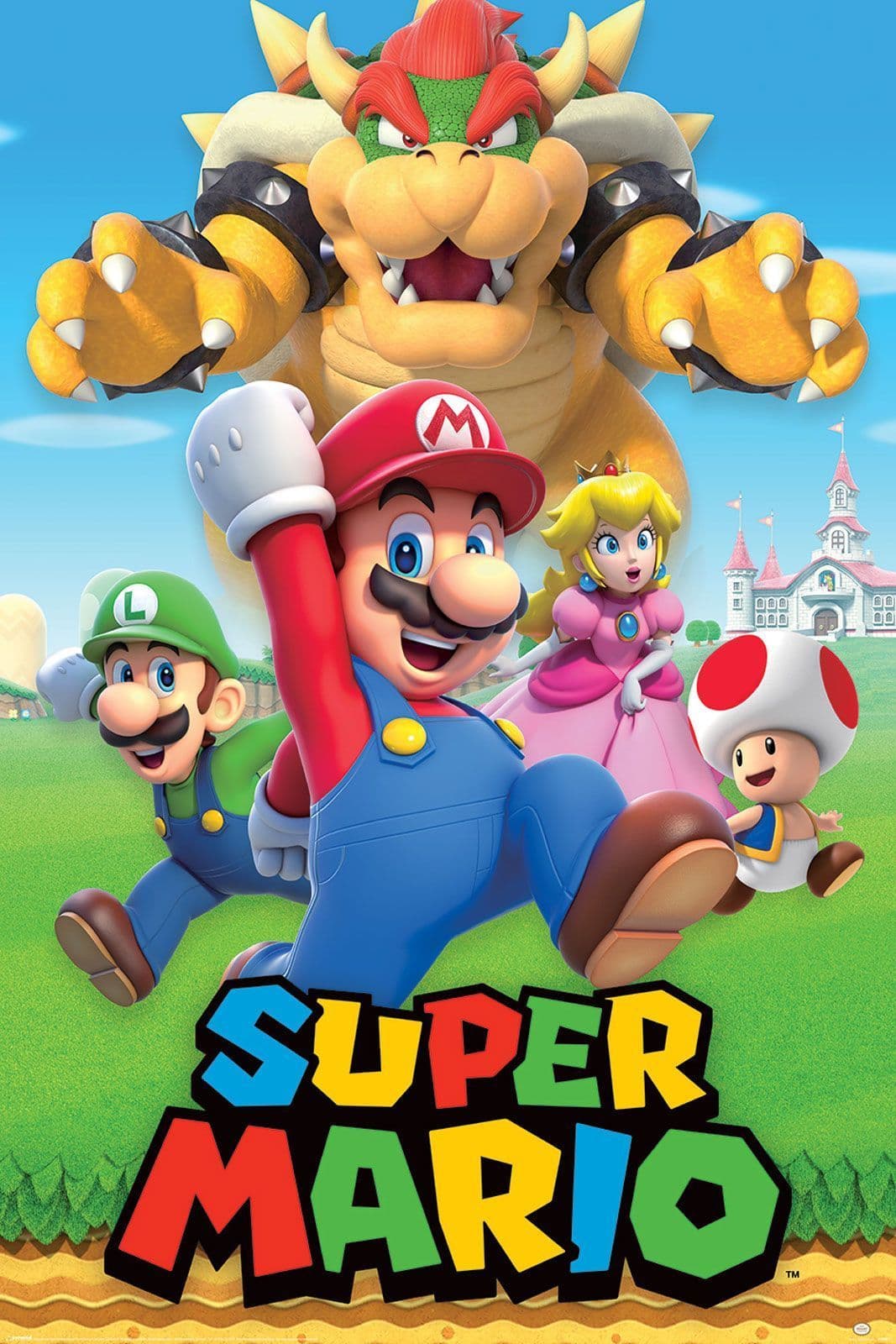 Super Mario Character Montage 61x91,5 cm Gaming Poster | Buy it now