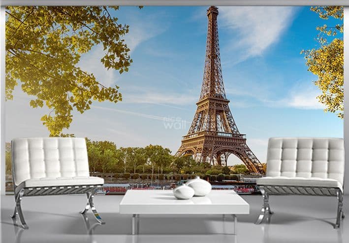 Tour Eiffel Paris France giant wall mural for Living room
