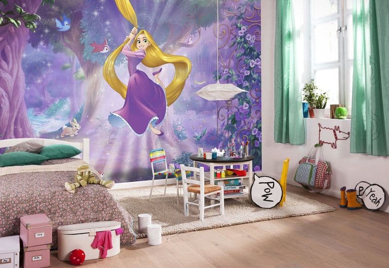 Tangled Rapunzel Disney Princess wall mural wallpaper | Buy it now