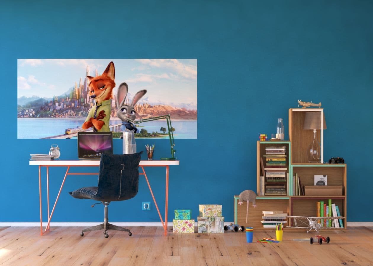 Zootopie Panoramic Premium wall murals | Buy it now