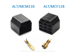 11 way MOLEX multi-connector components BLACK