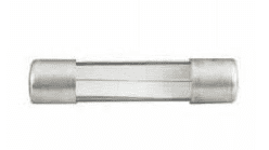 25mm Flat-Ended Glass Fuse - 5A Continuous 10A Blow-0-354-10 OOS