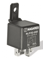 5 Pin automotive type 24volt 20/10 Amp relay with diode protection ALT ...