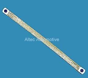 500mm x 16mm FLAT BRAIDED EARTH STRAP / LEAD ALT/EEC16/500-09