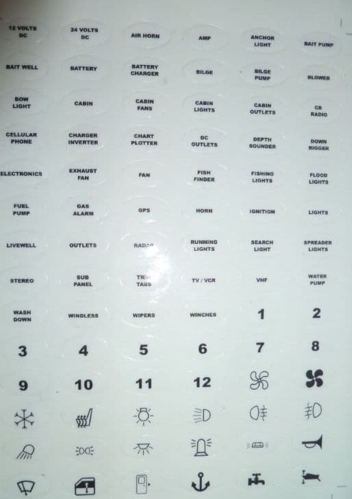 6 way Heavy duty blade type fusebox with twin input positive busbar 1 x ...