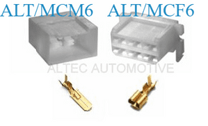 6 way MOLEX type multi-connector