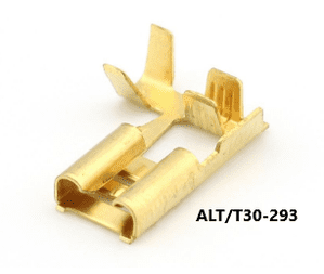 6 35mm FLAG TYPE FEMALE UN-INSULATED TERMINALS