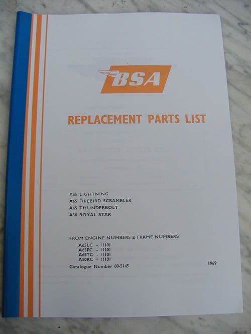 A50/65 PTS BOOK 1969 ALT/WW07388-1-82