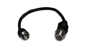 Adaptor 1 Female S Video Screw Connector to Male 4 Pin Screw Connector ...