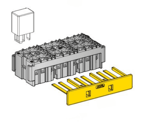ALT/0101484- FH367 -61 MICRO RELAY BOX ACCEPTS 6 MICRO RELAYS