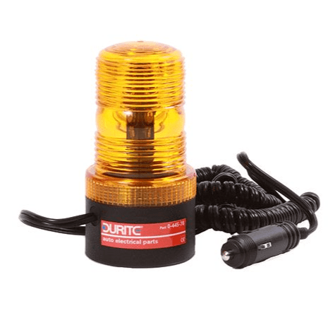 Amber Mini LED Beacon with Magnetic Fixing - 12-110V-0-445-76