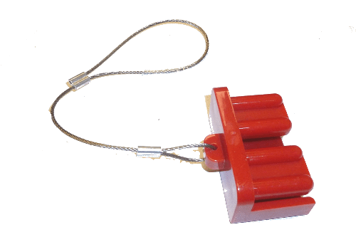 ANDERSON SB120 CONNECTOR INTERNAL END CAP -RED ALT/LH-SB120-ECIN-RED-1-22