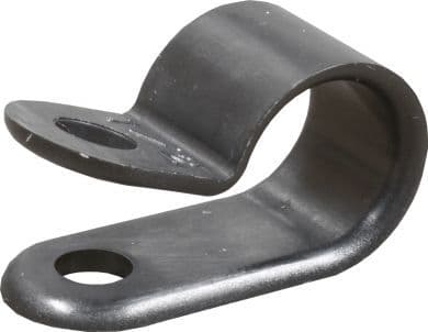 Black Nylon " P " Clips 3 3mm - 27 9mm