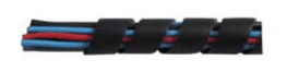 Black Polyethylene Spiral Cable Binding - 11 8mm x 30m-0-332-52
