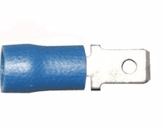 BLUE PRE-INSULATED male spade terminal 4 8mm ALT/T95