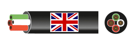 BRITISH MADE MULTICORE CABLE 4 core