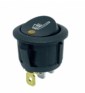 Circular Rocker switch built in LED & HEATED SEAT logo 12v/24v ALT/SW ...