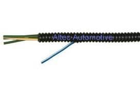 Conduit sleeving & x28;Split Convoluted& x29; BLACK & x28;nylon& x29;