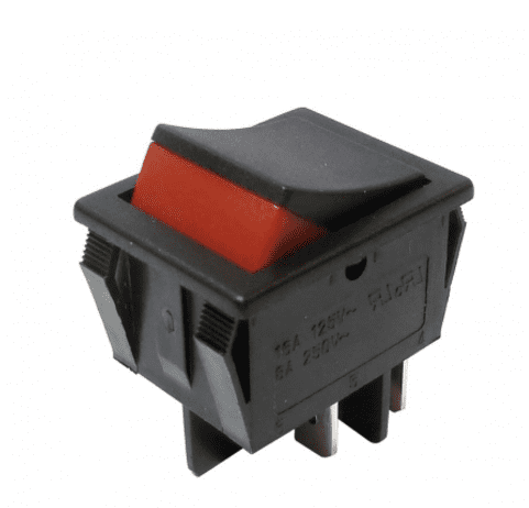 Double Pole On Off Visible On Two Colour Rocker Switch ALT/SW-RL-23-21-2-25