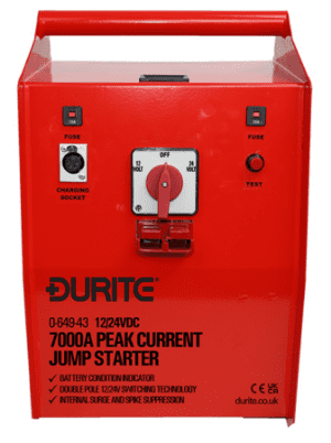 DURITE 12/24V 7000Amp AGM HEAVY DUTY BOOSTER PACK 0-649-43 064943