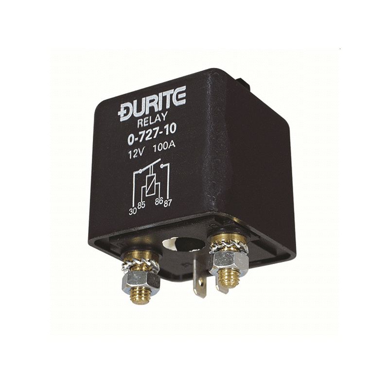 DURITE 12V Extra Heavy Duty Make/Break Relay - 100A 0-727-10
