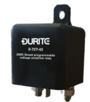 DURITE 12V Smart Programmable Voltage Sensitive Relay 200A 0-727-43