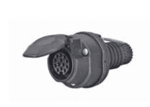 DURITE 13 Pin Plastic Trailing Caravan Socket - 12V 0-695-90