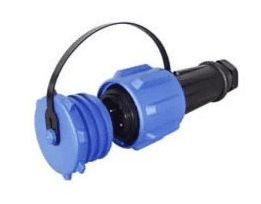 DURITE 2 Pin Heavy Duty Waterproof Plastic Plug - 32 0-462-26