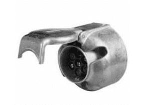 DURITE 7 Pin Metal Caravan Socket - 12V ISO 1724-5-692-19