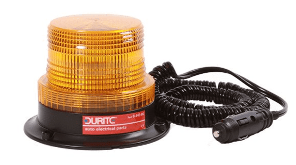 DURITE Amber Low Profile LED Beacon with Magnetic Fixing - 12-110V-0-445-86