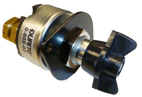 DURITE Battery Isolator with Rotating Knob - 100A 24V-0-605-02