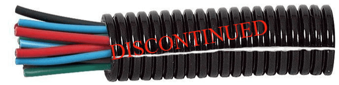 DURITE Black Polyamide Convoluted Split Tubing - 17NW-0-331-51