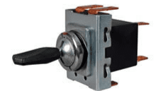 DURITE 3 Way On/On/On Toggle Switch with Plastic Paddle Lever0-645-11